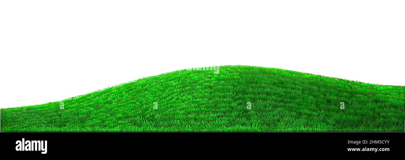 Landscape hills bush Stock Vector Images - Alamy