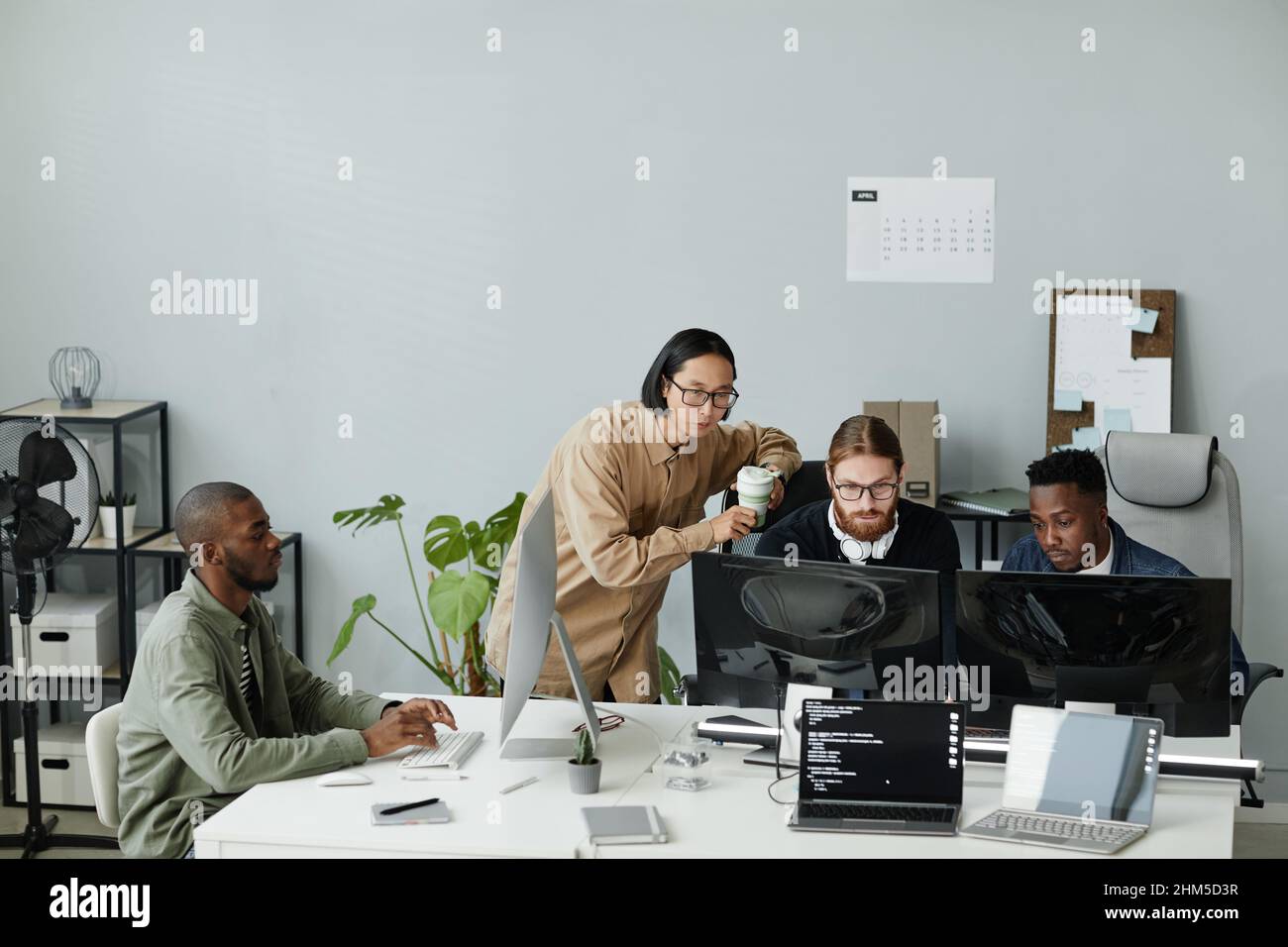 Group young contemporary program hi-res stock photography and images ...