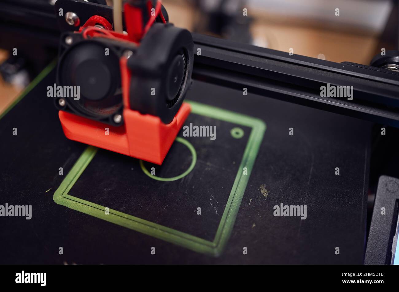 3D Printer working in studio Stock Photo - Alamy