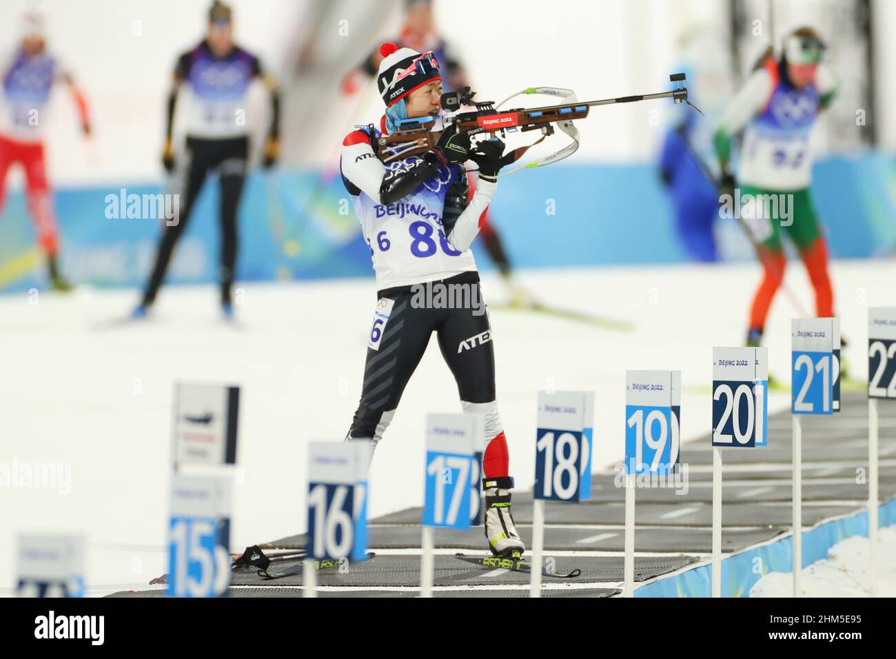 Zhangjiakou, Hebei, China. 7th Feb, 2022. Yurie Tanaka (JPN) Biathlon ...