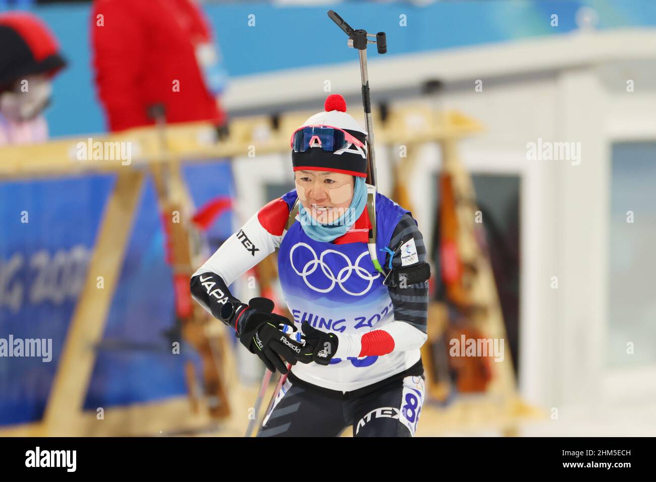 Zhangjiakou, Hebei, China. 7th Feb, 2022. Yurie Tanaka (JPN) Biathlon ...