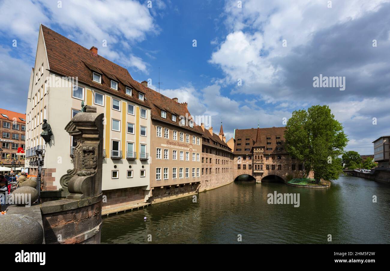 Holy Spirit Hospital in Nuremberg Stock Photo - Alamy