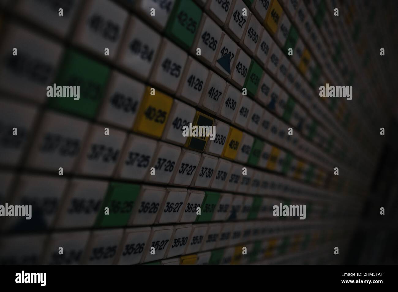 Buttons, dials, lights, indicators and displays are still functional in ...
