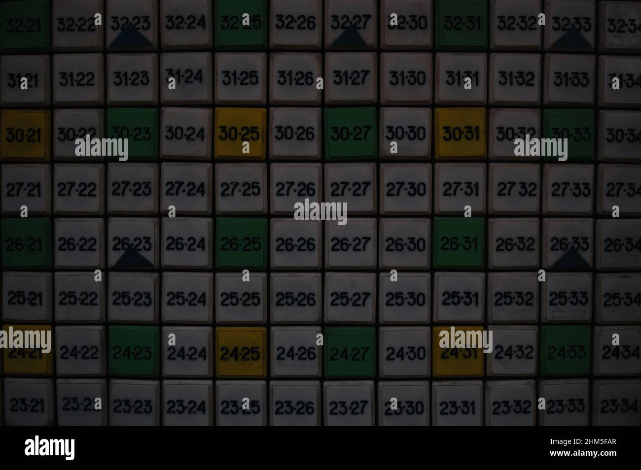 Buttons, dials, lights, indicators and displays are still functional in ...