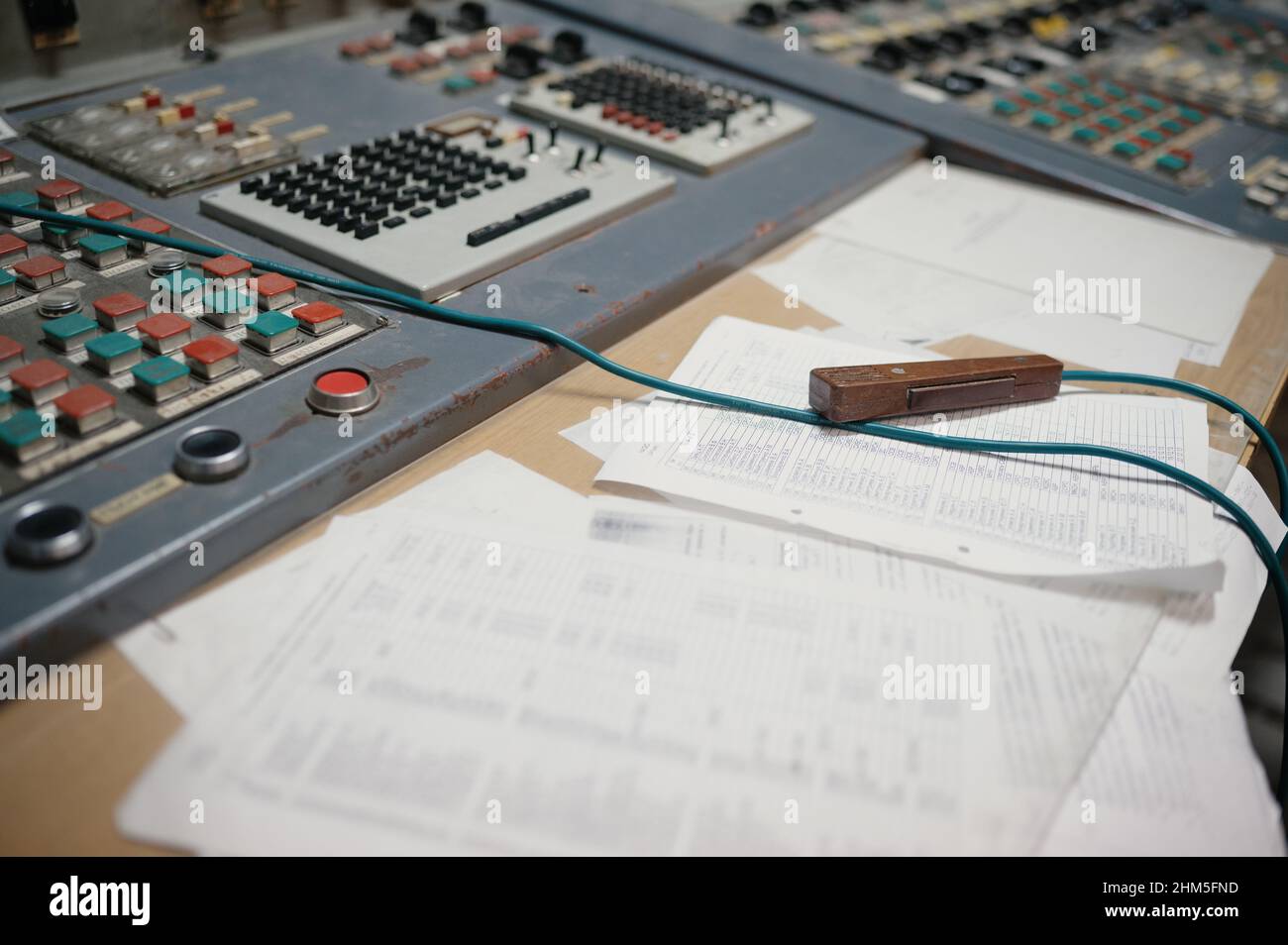 Buttons, dials, lights, indicators and displays are still functional in ...
