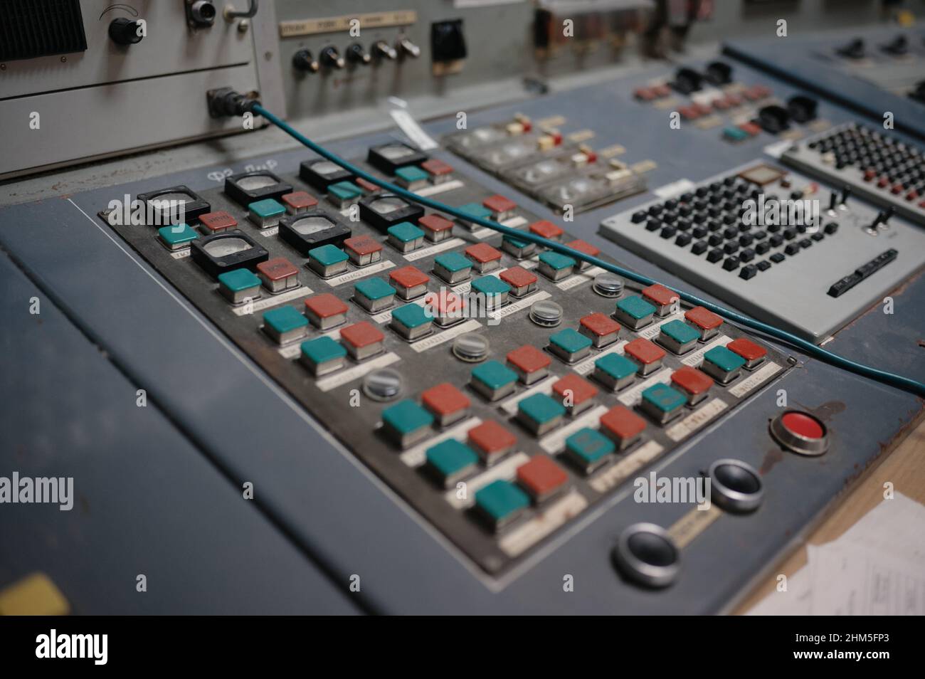 Buttons, dials, lights, indicators and displays are still functional in ...