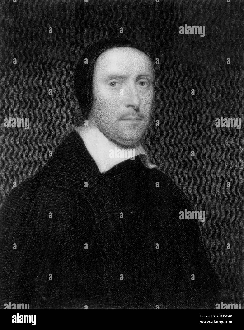Portrait of Jeremy Taylor (1613-1667) - Engraving, 19th century Stock ...