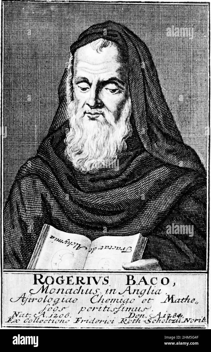Roger Bacon (c1214-1292) English experimental scientist, philosopher ...