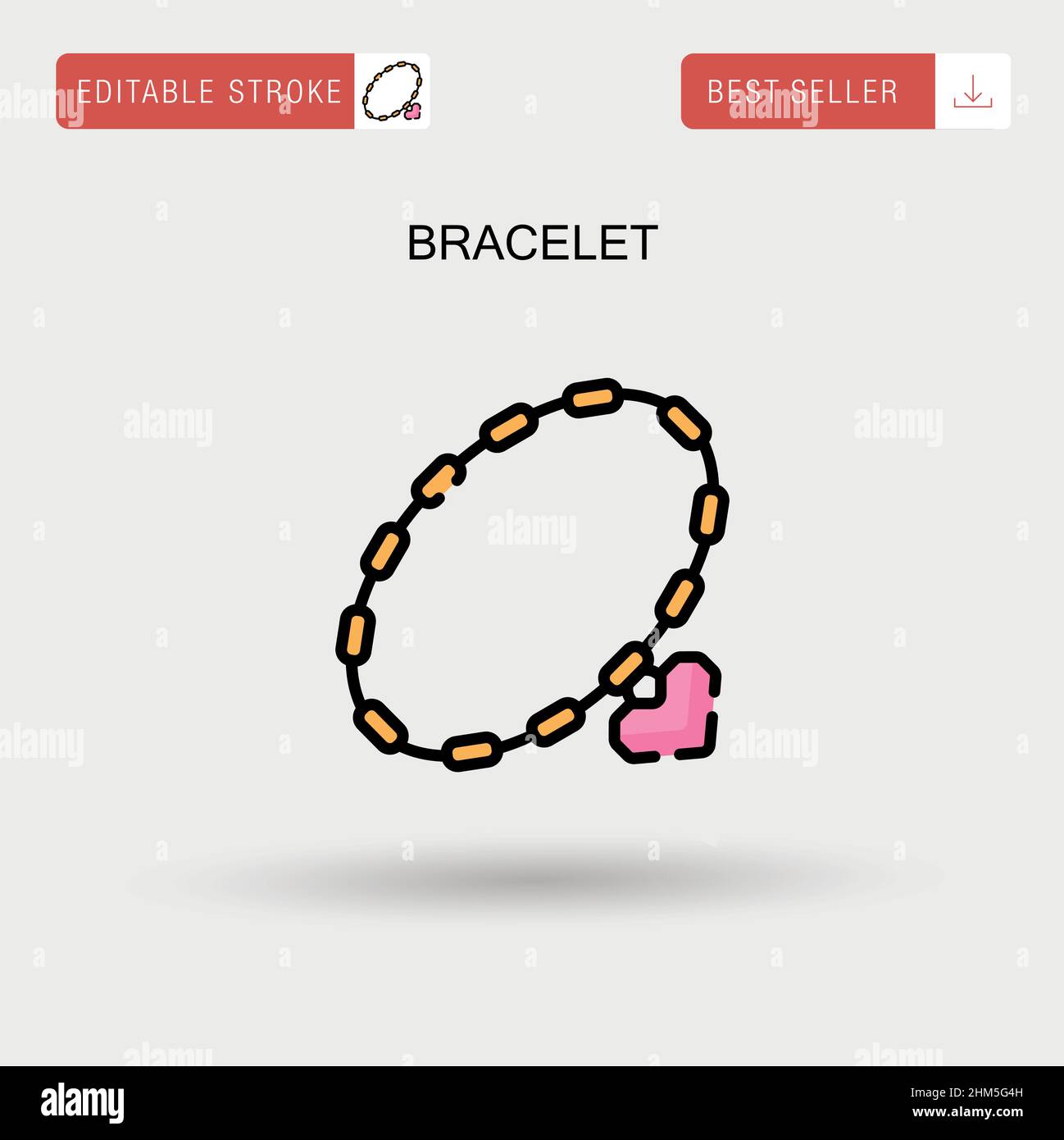 Bangle bracelet icon hi-res stock photography and images - Alamy
