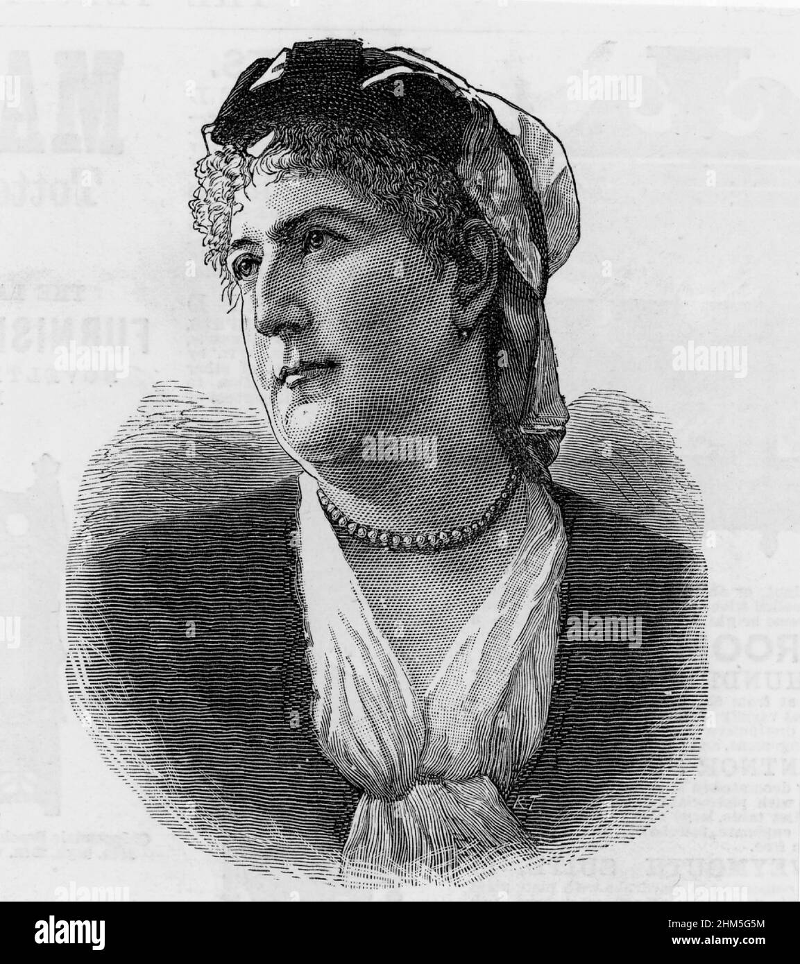 Portrait of Isabel Burton (born Isabel Arundell - 1831-1896 ...