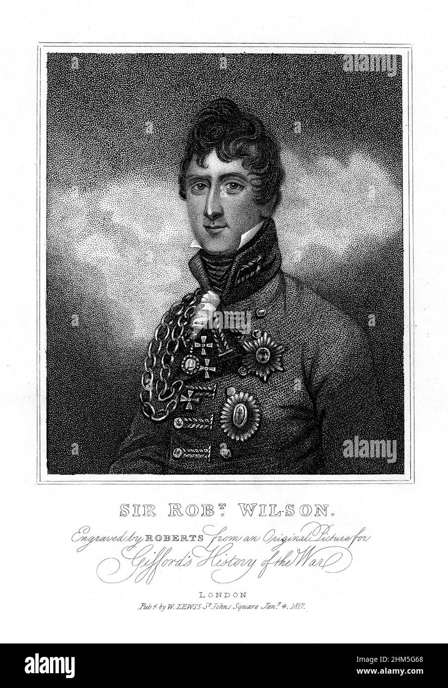 Robert Thomas Wilson (1777-1849) English soldier and military writer ...