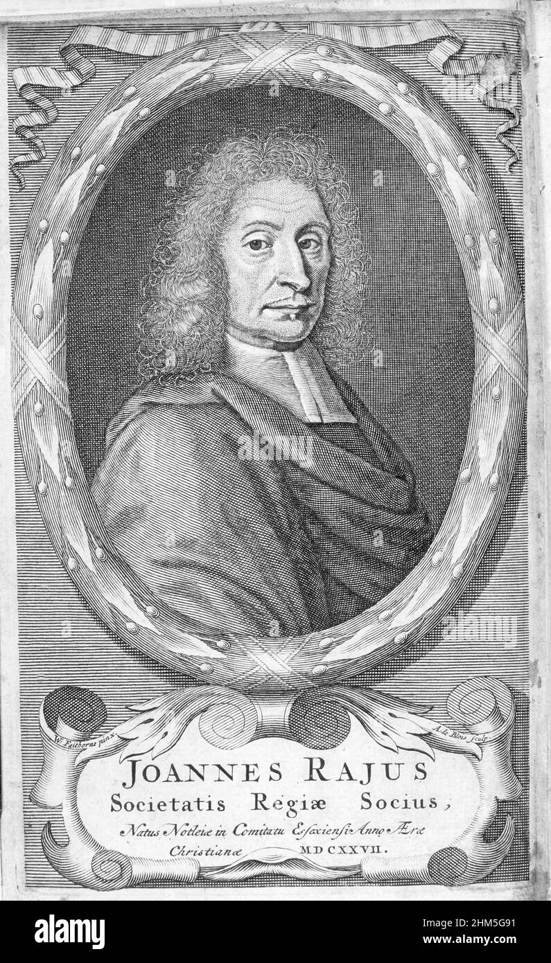 Engraving of john ray hi-res stock photography and images - Alamy