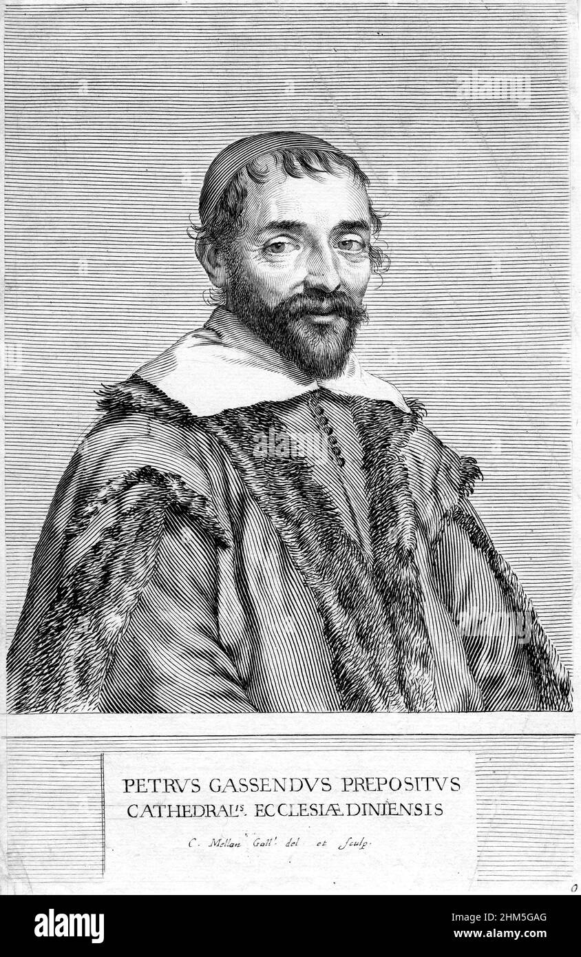 Pierre Gassendi (1592-1655) French philosopher and scientist Stock ...