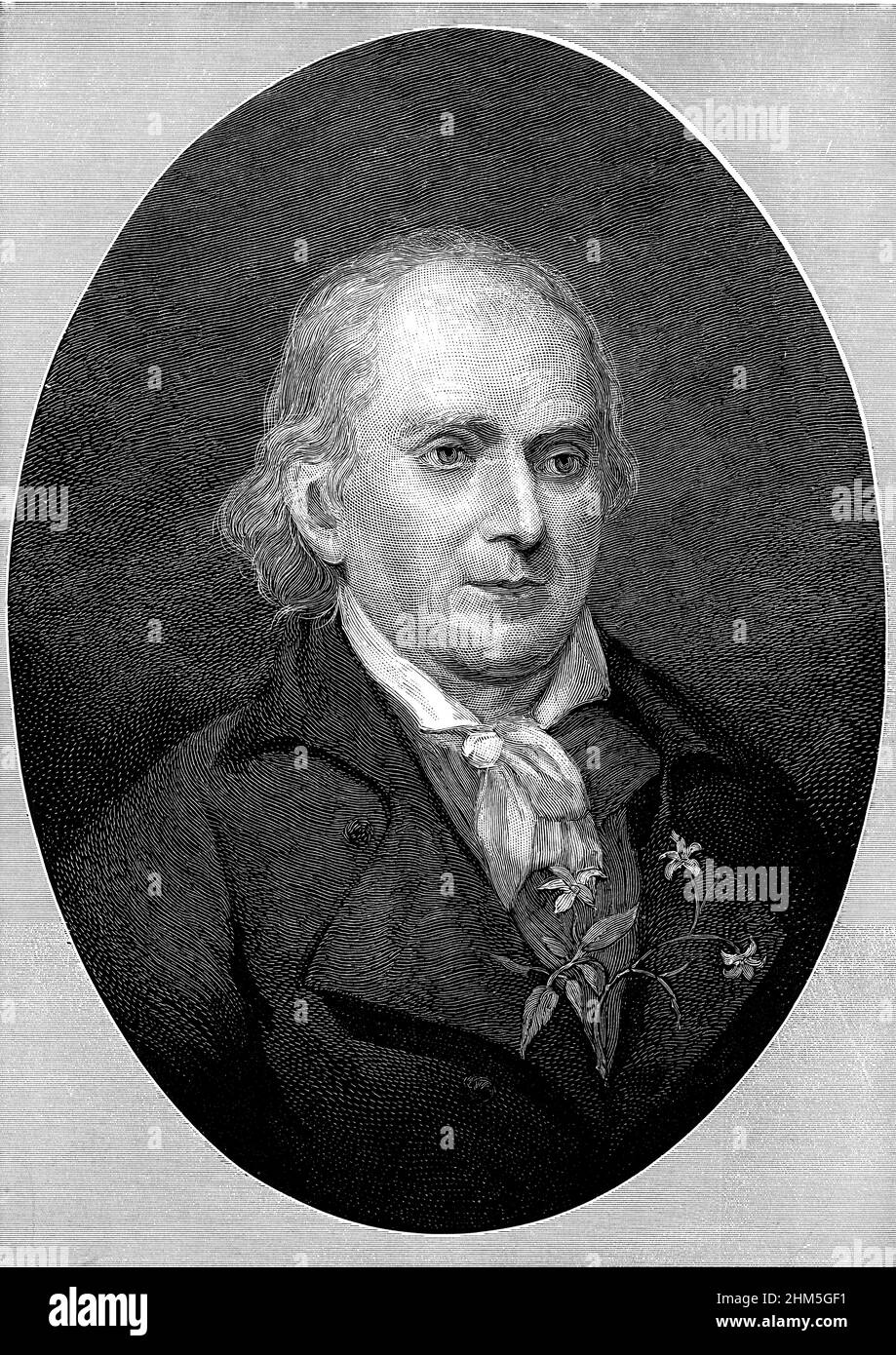 William Bartram (1739-1823) American naturalist Stock Photo - Alamy