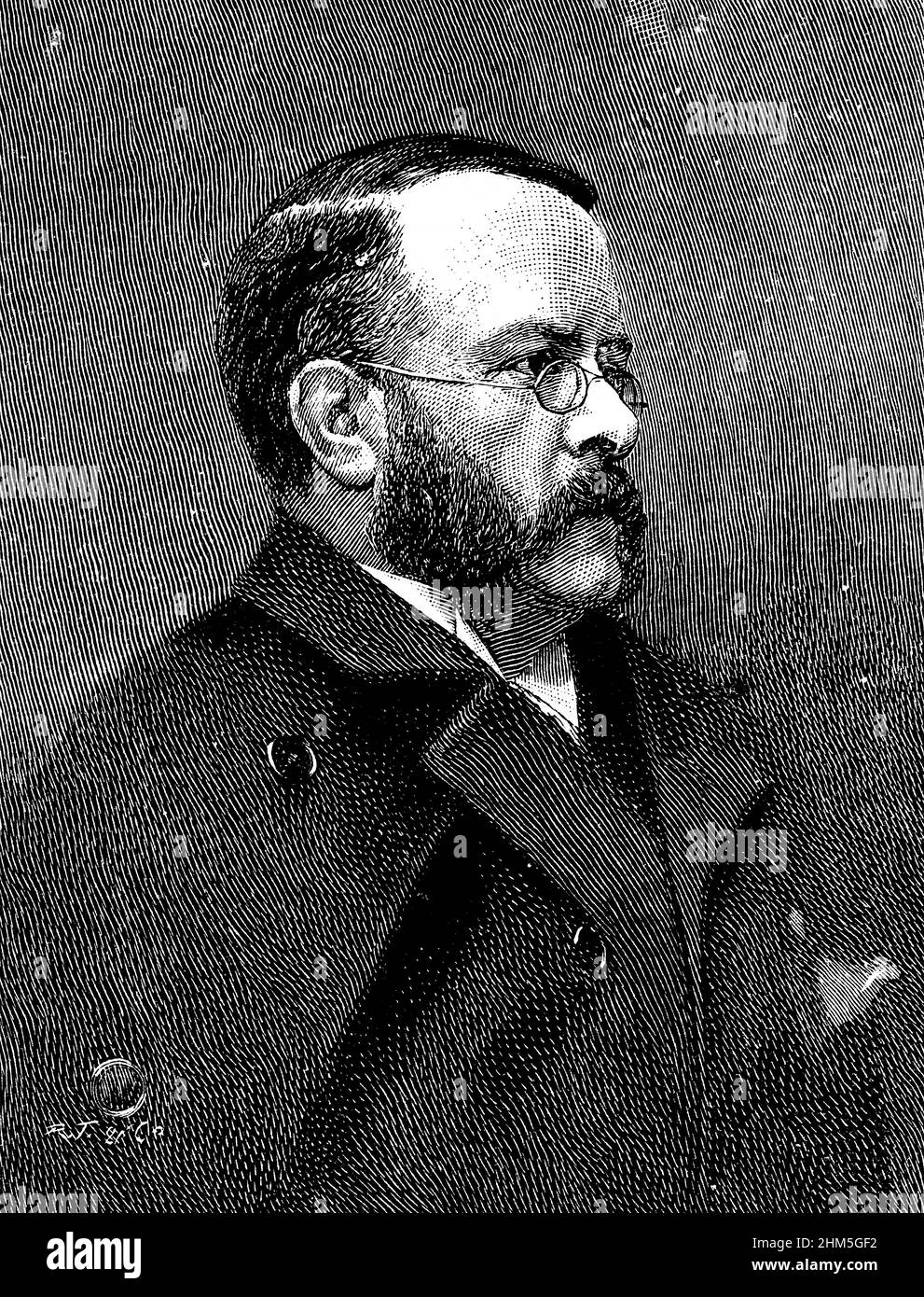 Portrait of Thomas John Barnardo (1845-1905) - Engraving, 19th century ...