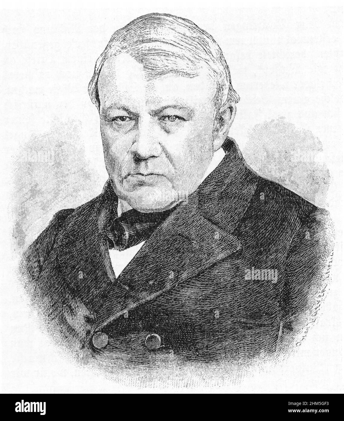 Christian friedrich schonbein german chemist hi-res stock photography ...