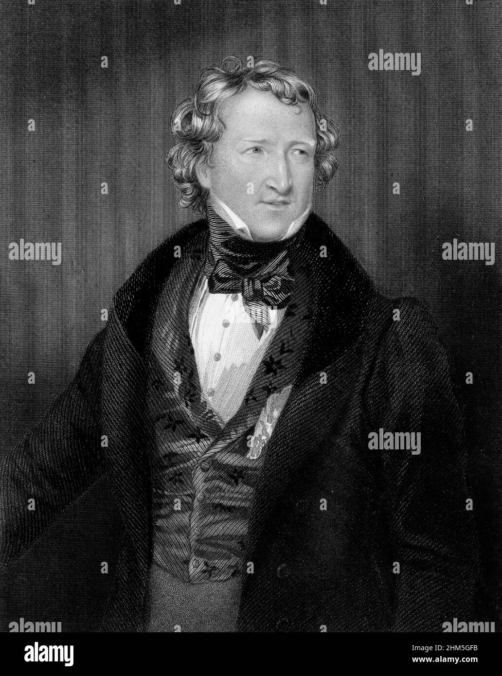 Portrait of Thomas Wakley (1795-1862) - Engraving, 19th century Stock ...