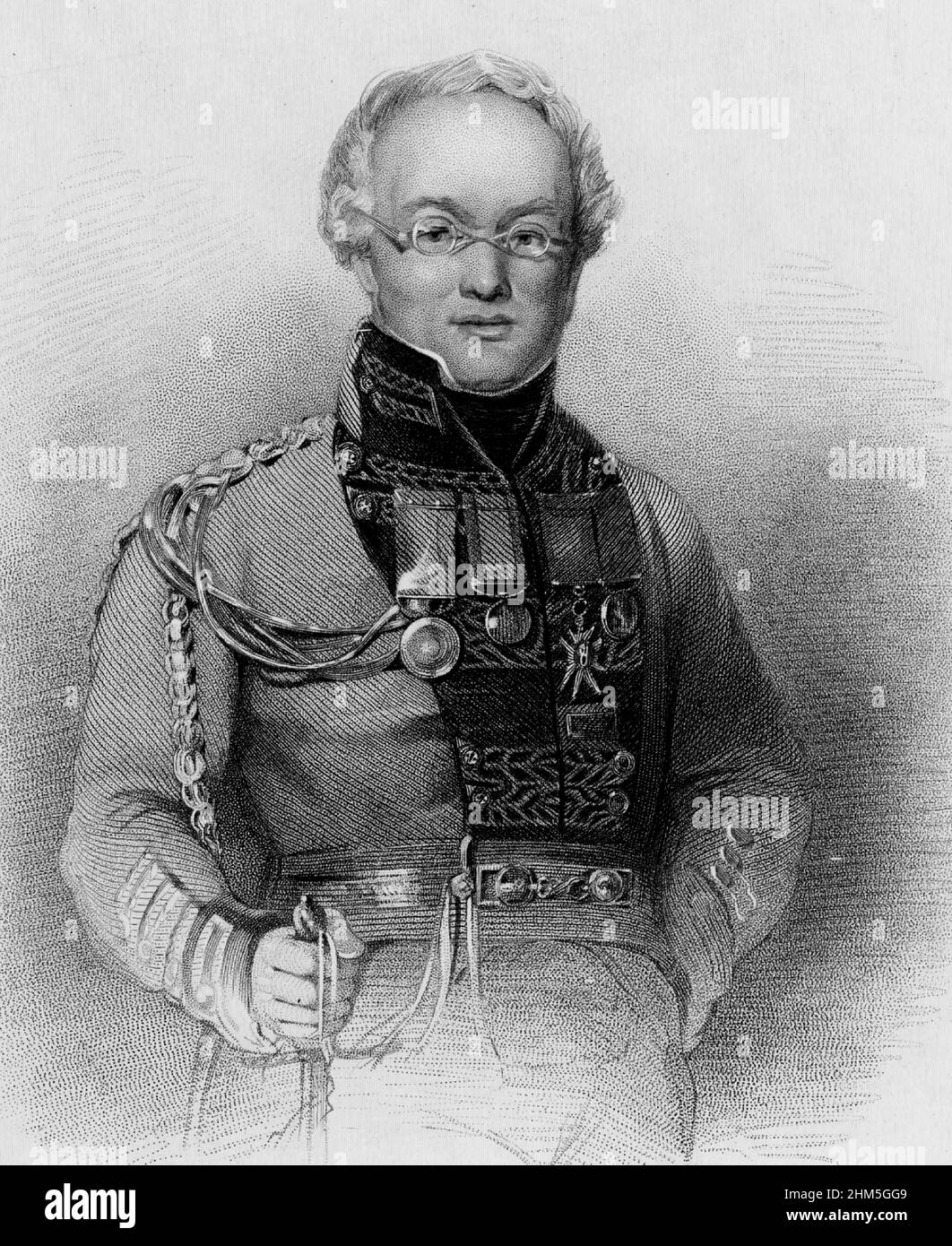 Portrait of David Stewart of Garth (1772-1829) - Engraving, 19th ...