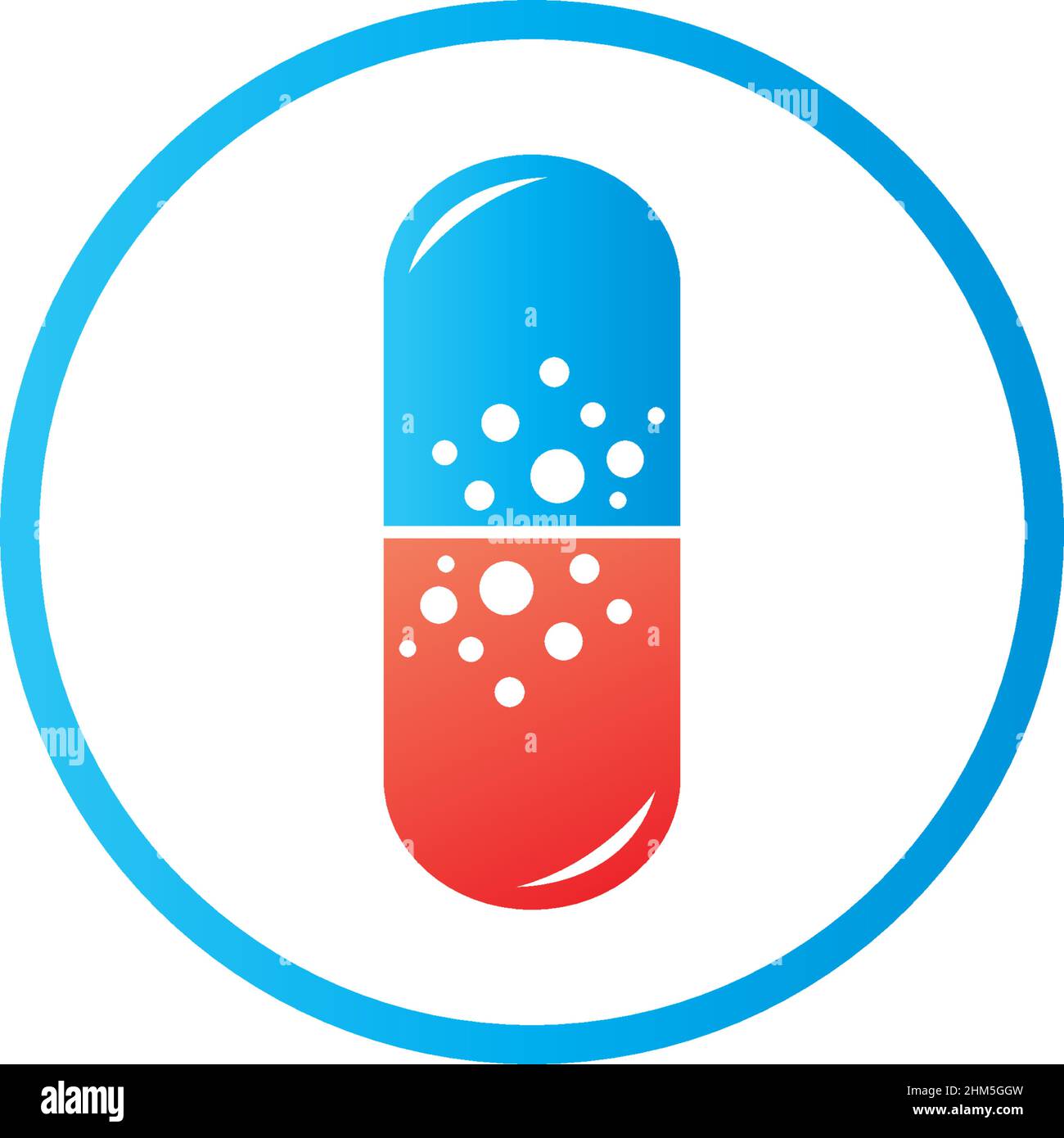 Capsule medicine icon logo desain illustration vector Stock Vector ...