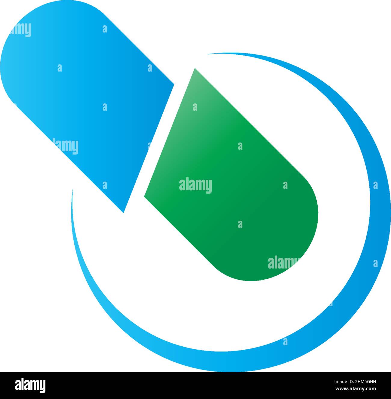 Capsule medicine icon logo desain illustration vector Stock Vector ...
