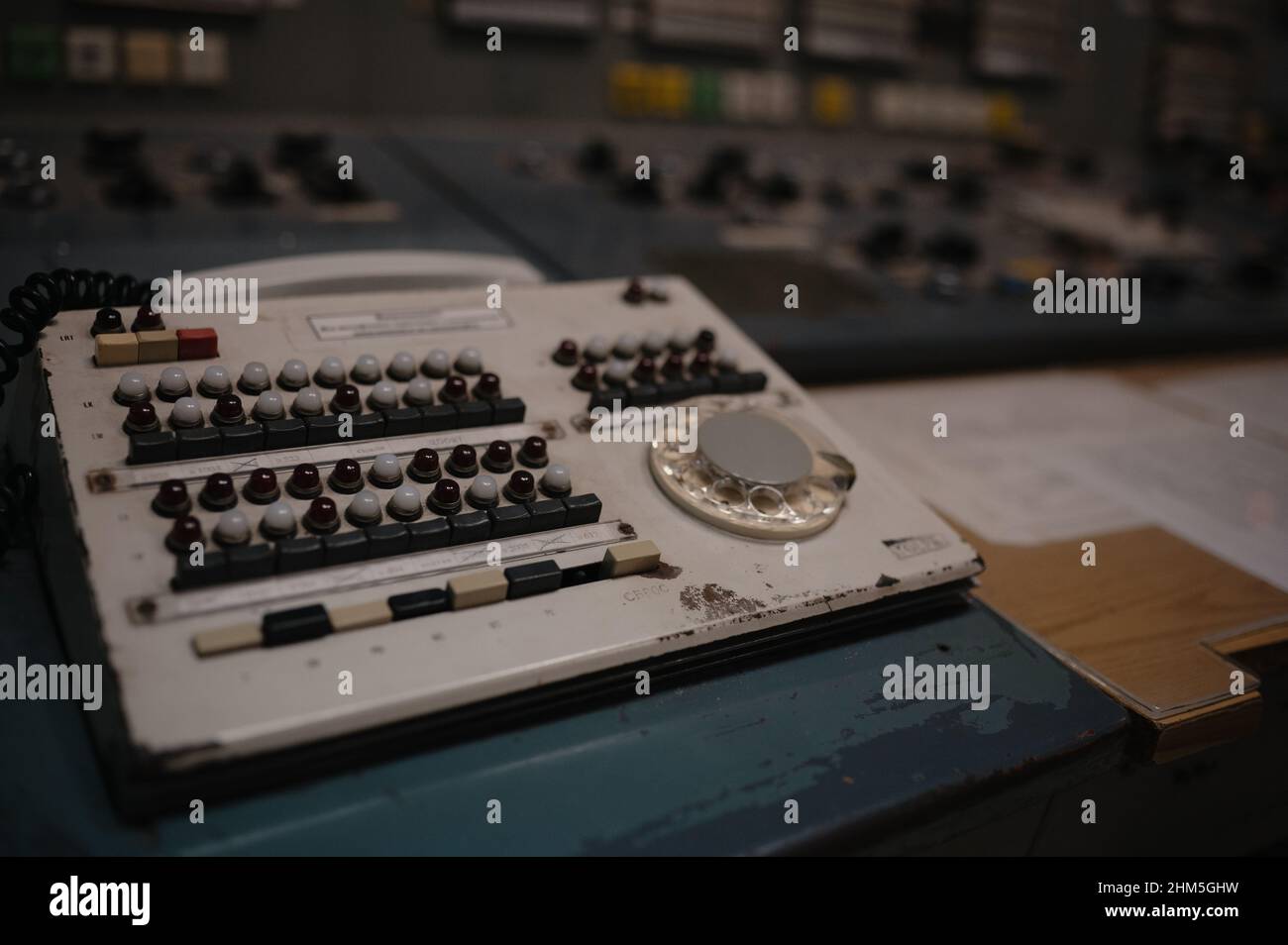 Buttons, dials, lights, indicators and displays are still functional in ...