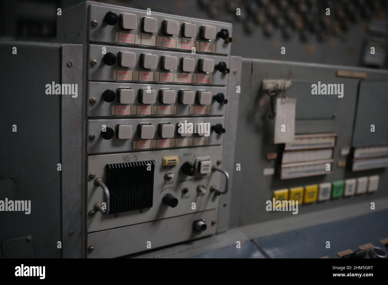 Buttons, dials, lights, indicators and displays are still functional in ...