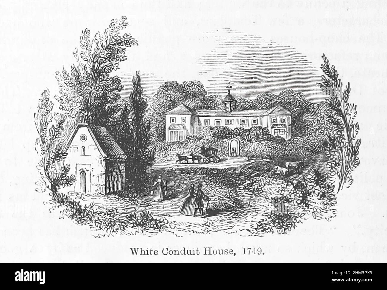 White conduit house hi-res stock photography and images - Alamy