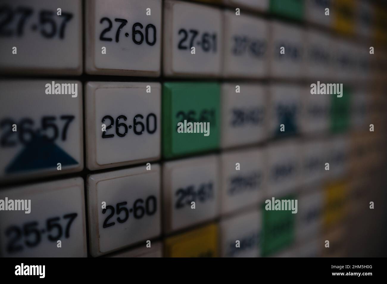 Buttons, dials, lights, indicators and displays are still functional in ...