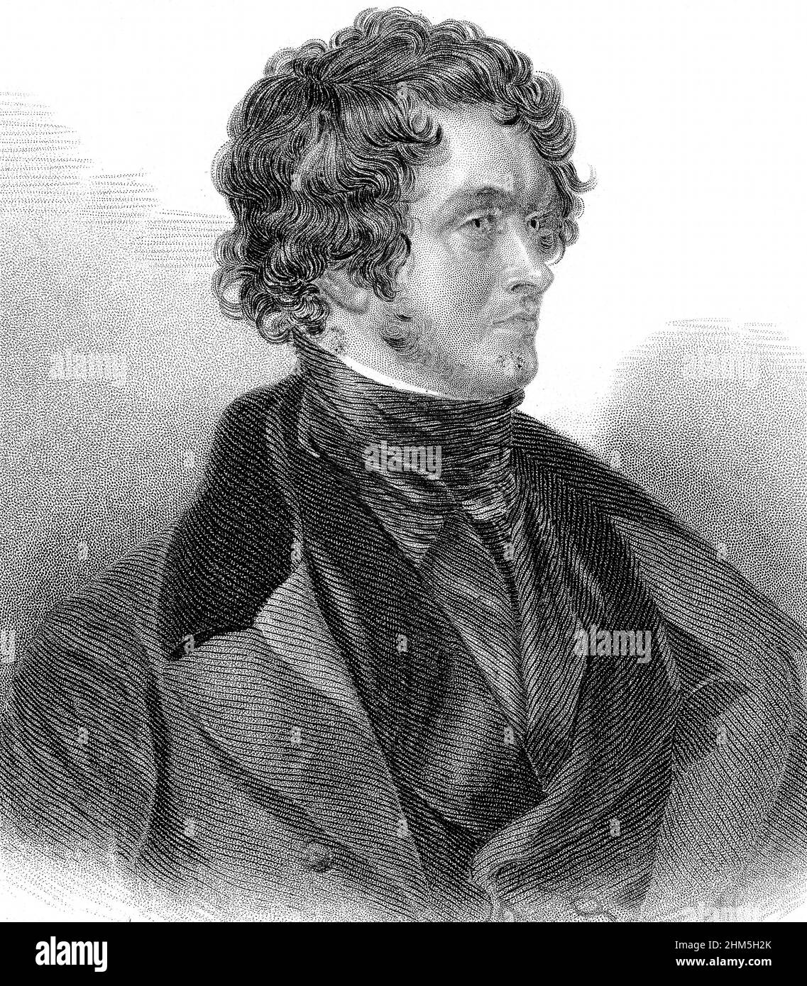 Portrait of William Harrison Ainsworth (1805-1882) - Engraving, 19th ...