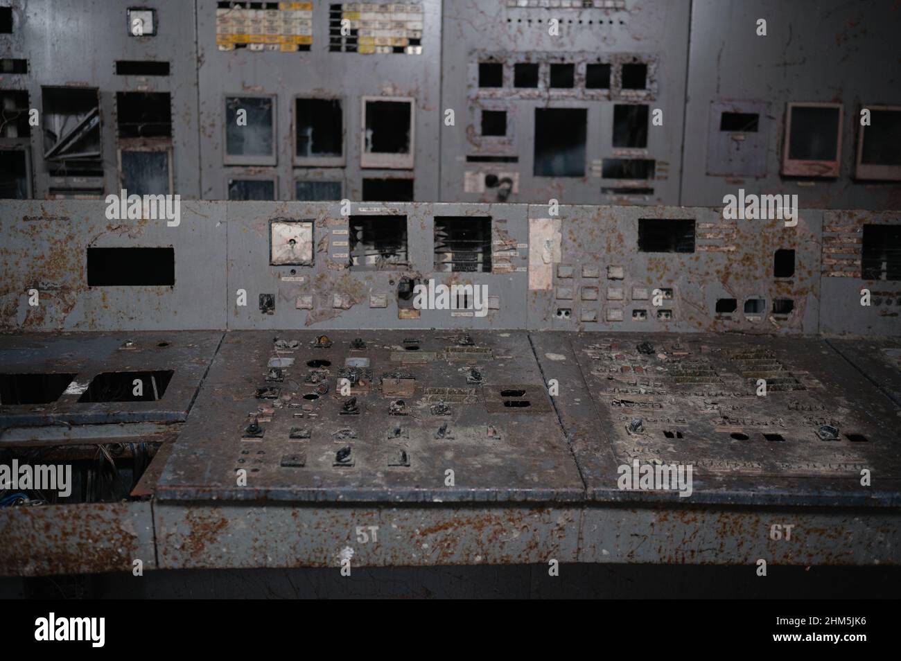 Chernobyl Reactor 4 Control Room The Derelict Control Room Of Reactor