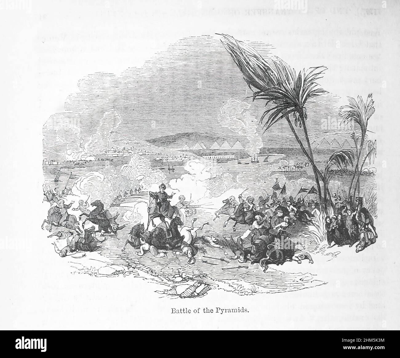 Battle of the Pyramids - Image taken from "The Popular History Of ...