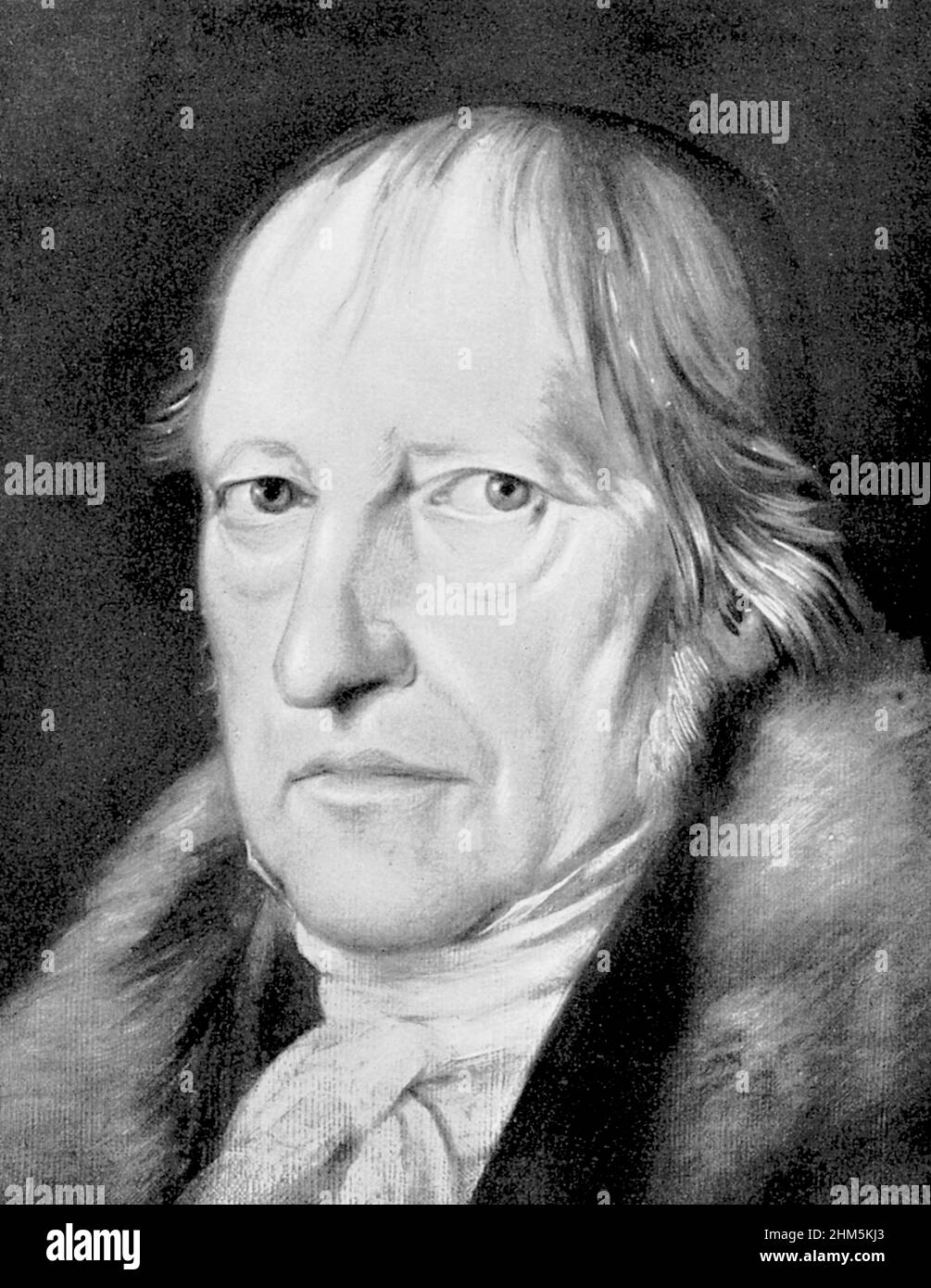Portrait of George Wilhlem Friedrich Hegel (1770-1831) - Engraving ...