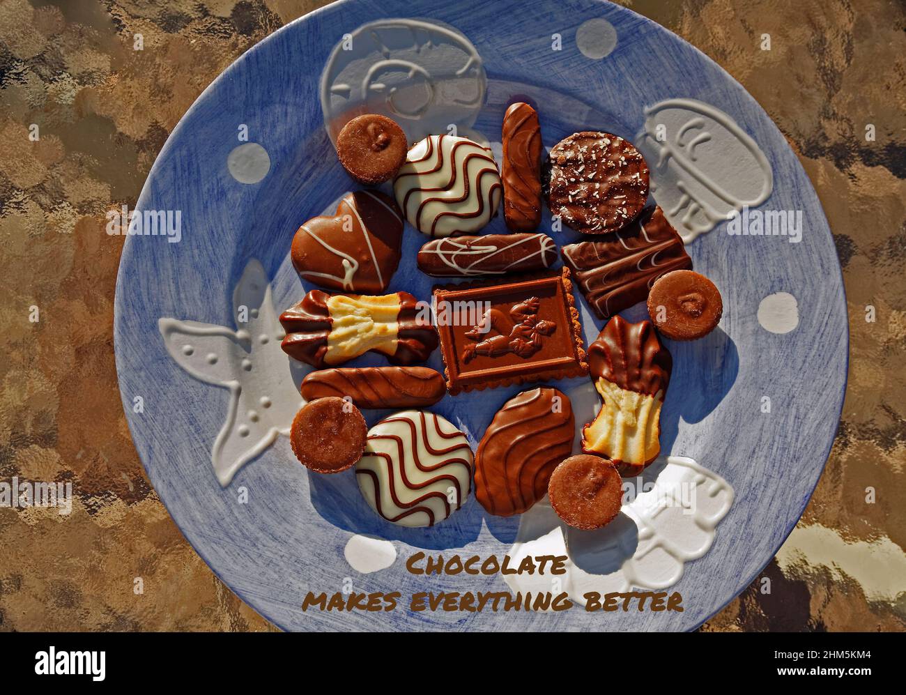 Chocolate makes everything better, text, words, white, dark, candy ...