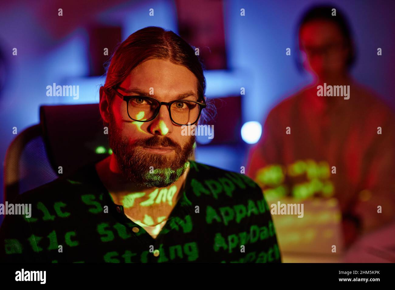 Young serious diversity programmer hi-res stock photography and images ...