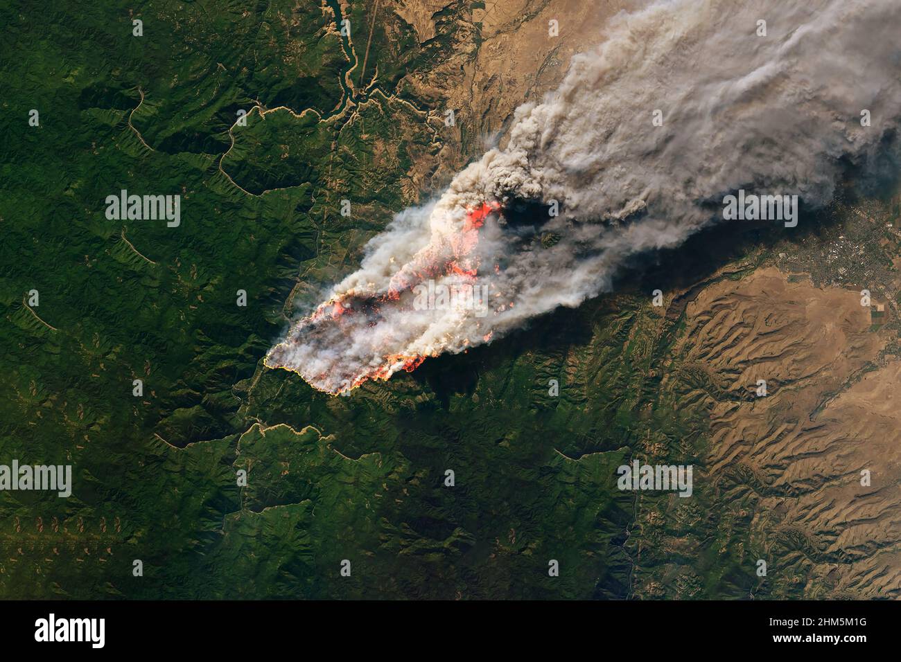 California wildfire map hi-res stock photography and images - Alamy