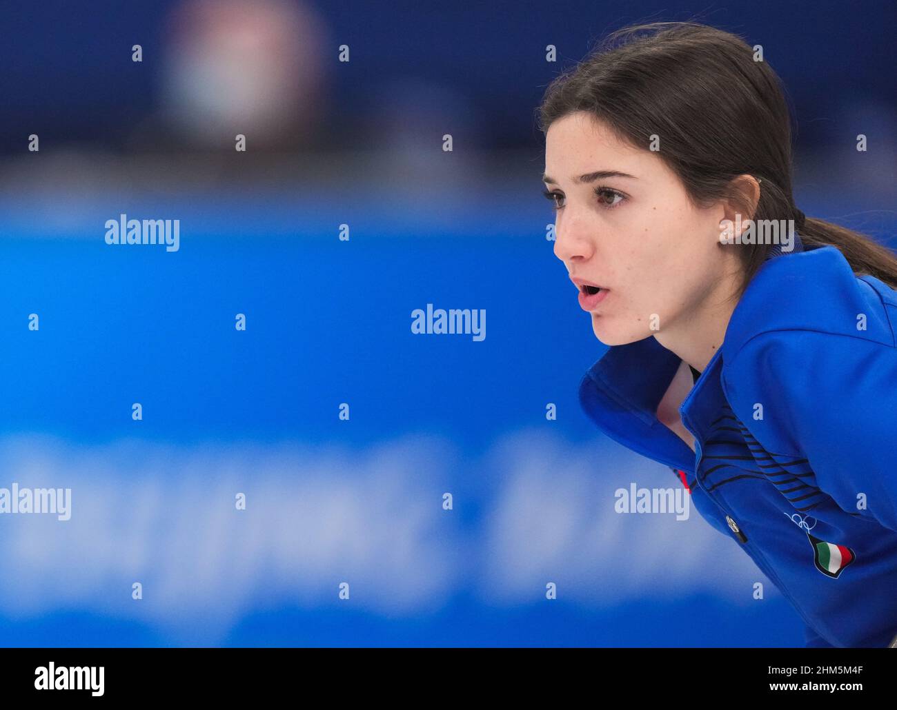 Beijing, China. 7th Feb, 2022. Stefania Constantini of Italy competes ...