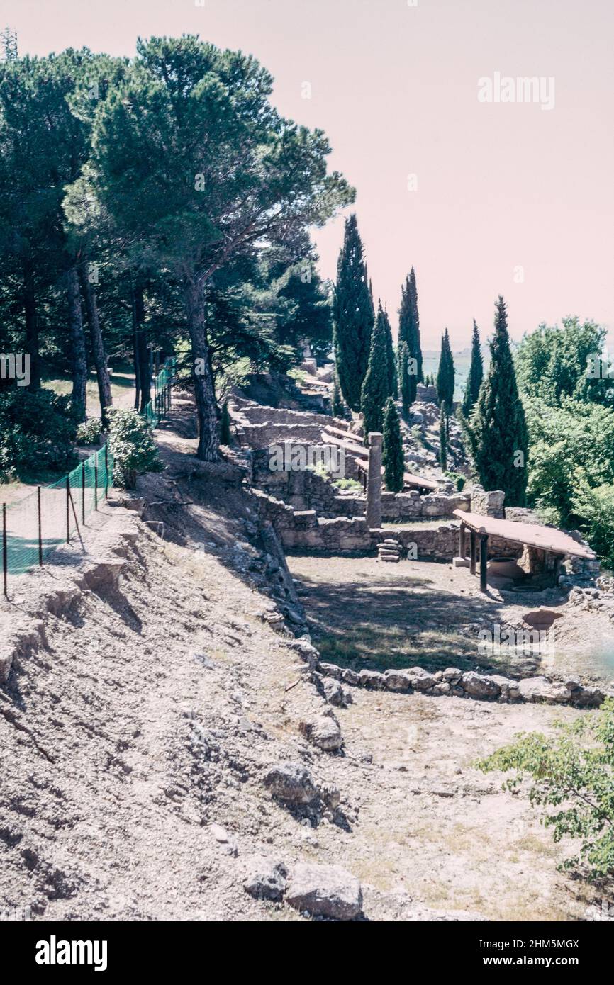 Enserune Oppidum or Oppidum d'Ensérune - ruins of an Gallo-Roman ...