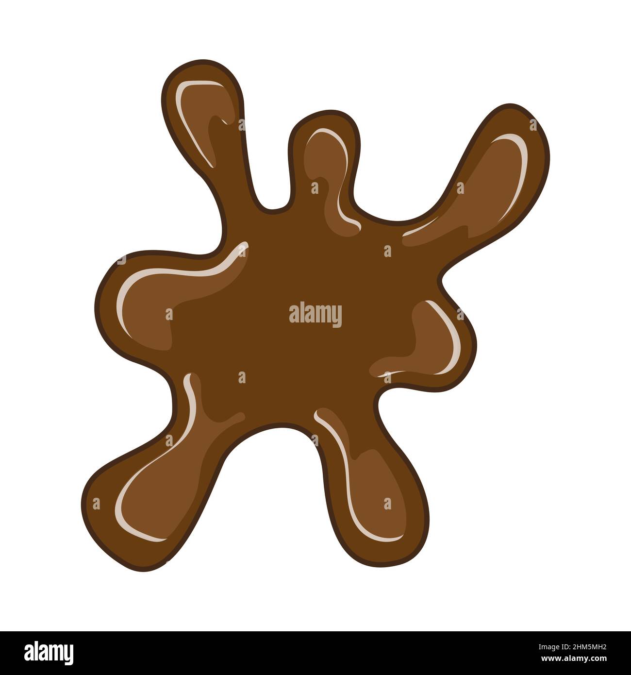 Chocolate splat vector illustration Stock Vector Image & Art - Alamy