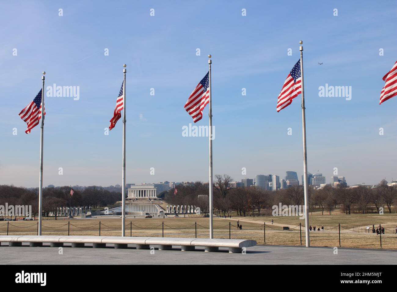 National mall flags hi-res stock photography and images - Alamy