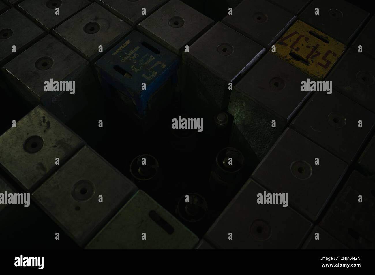 The biological shield and reactor hall of reactor 3 at the Chernobyl ...