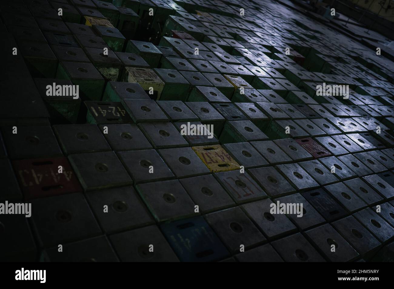 The biological shield and reactor hall of reactor 3 at the Chernobyl ...