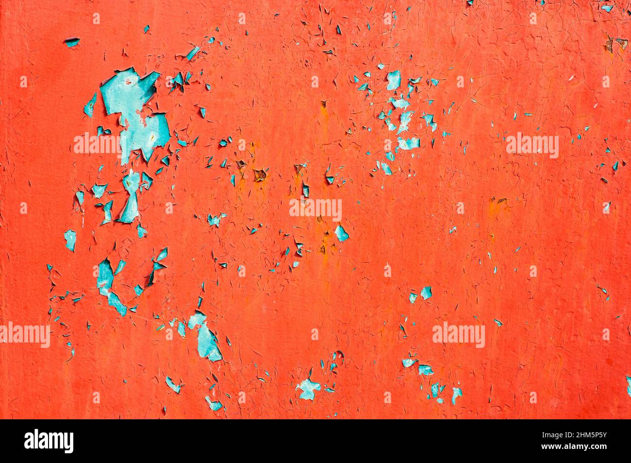 cracked paint on the steel plate for background Stock Photo - Alamy