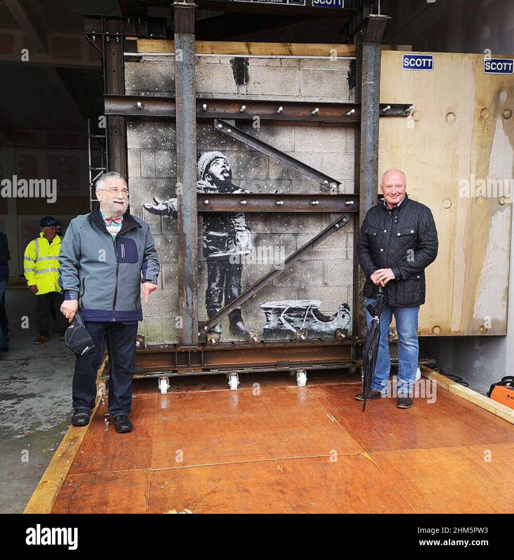 File photo dated 29/05/19 of art dealer John Brandler (left), with ...