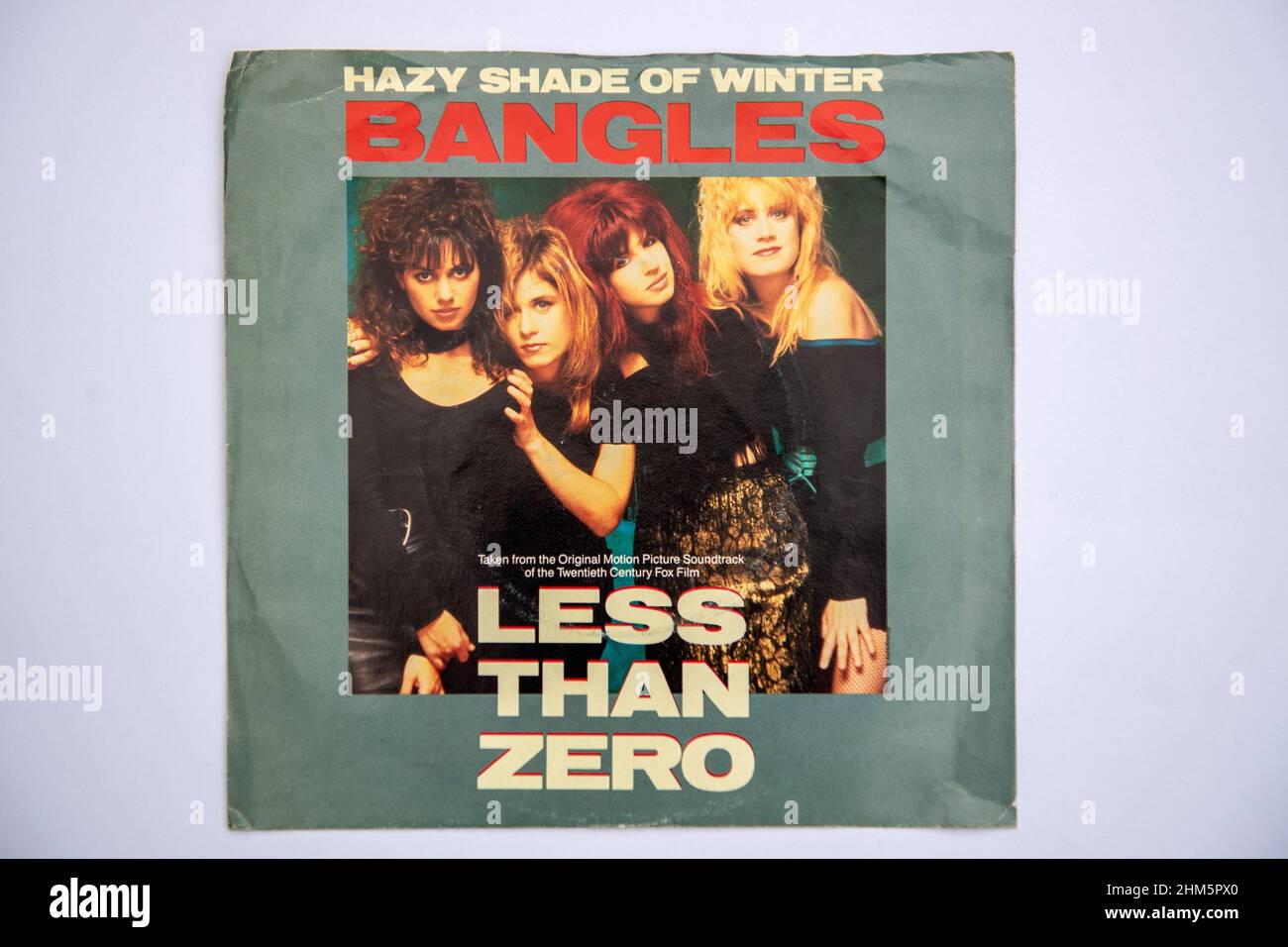 Picture cover of the seven inch single version of Hazy Shade of Winter ...