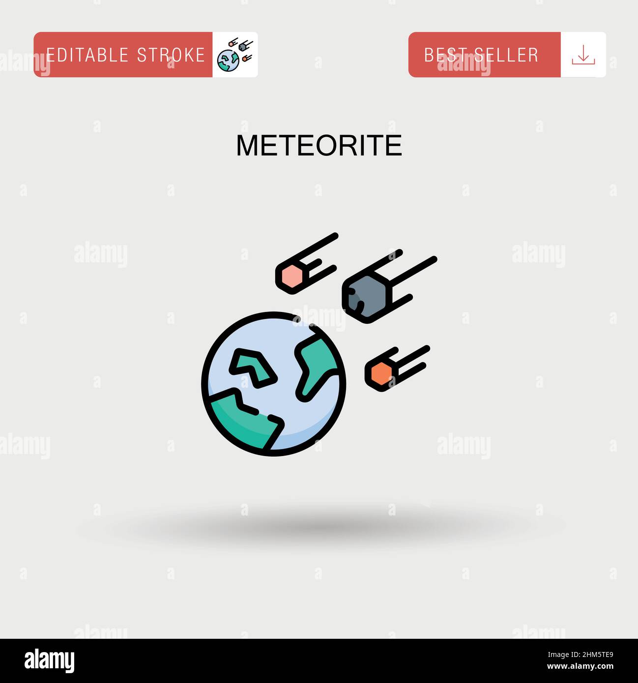 Meteorite Stock Vector Images - Alamy