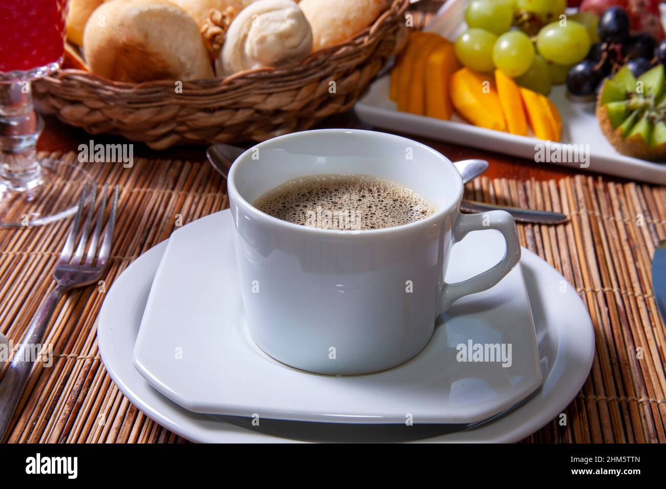 Breakfast at the hotel Stock Photo - Alamy
