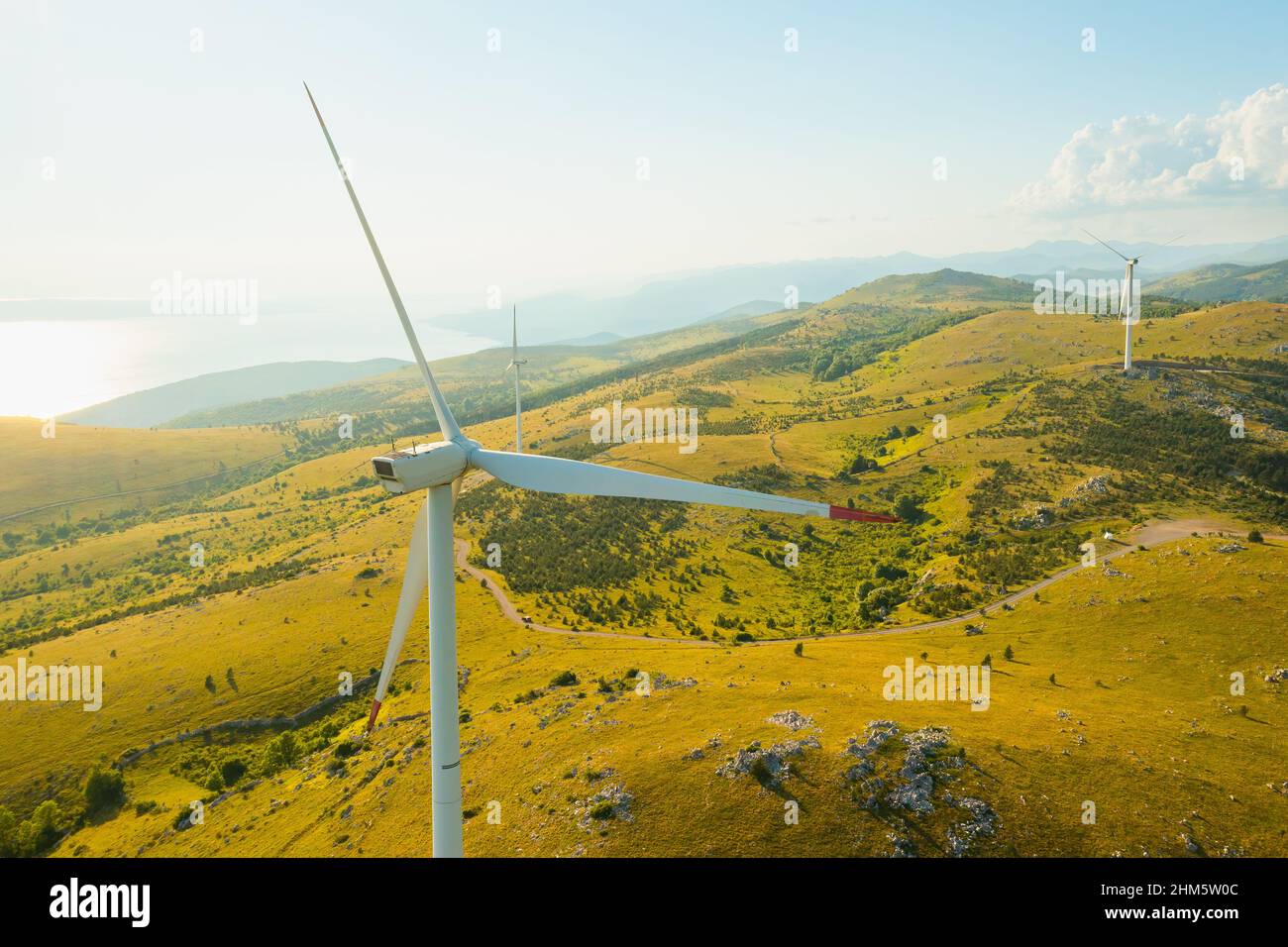 Wind turbines powerful propellers hi-res stock photography and images ...