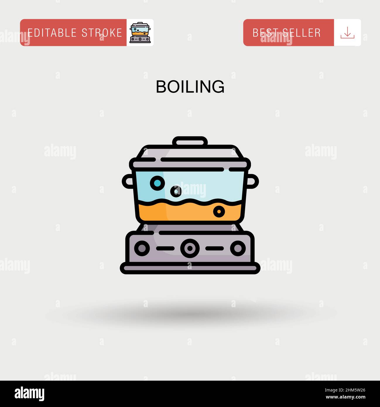 Boiling Simple vector icon Stock Vector Image & Art - Alamy