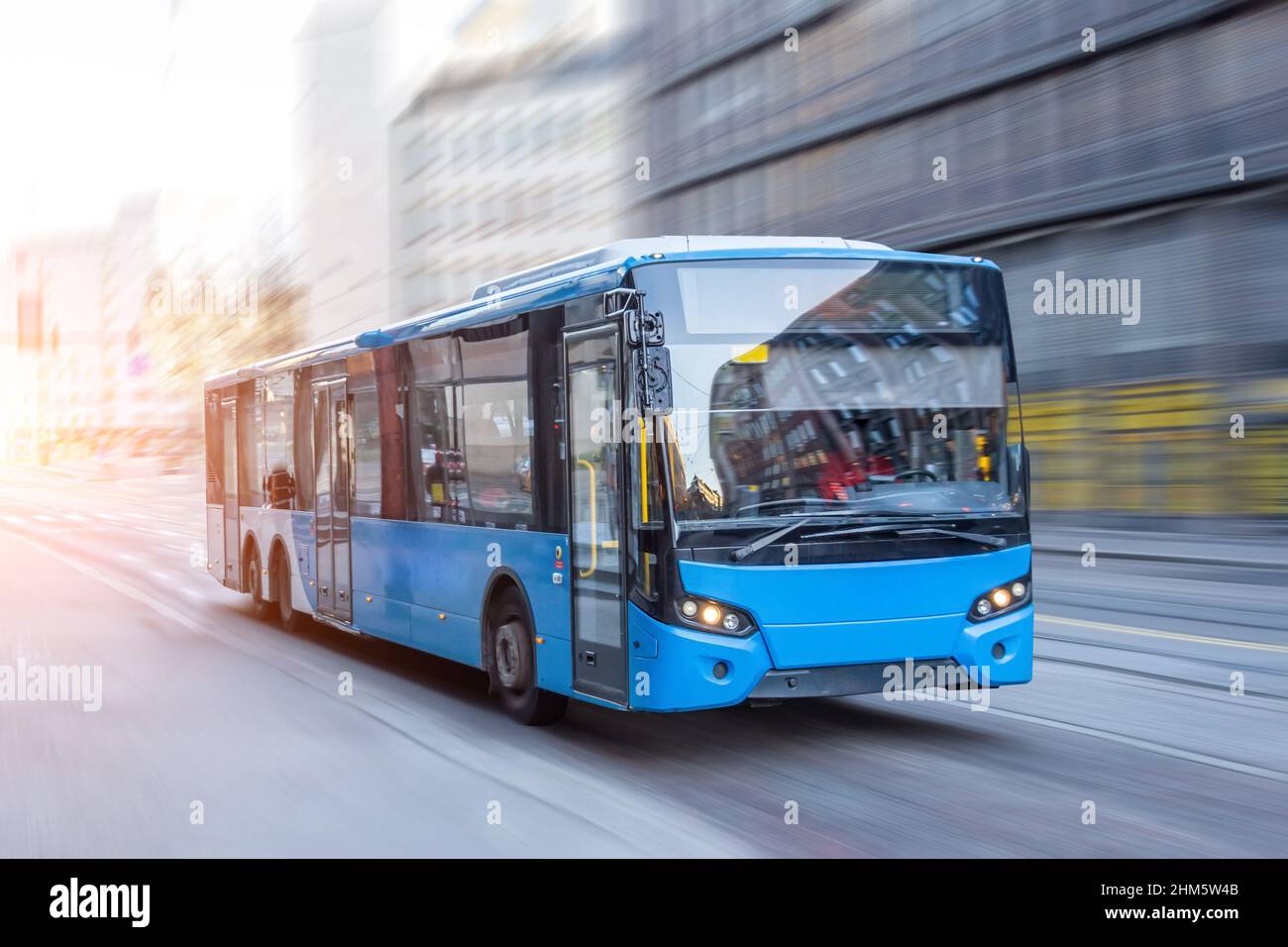 Bus moving hi-res stock photography and images - Alamy