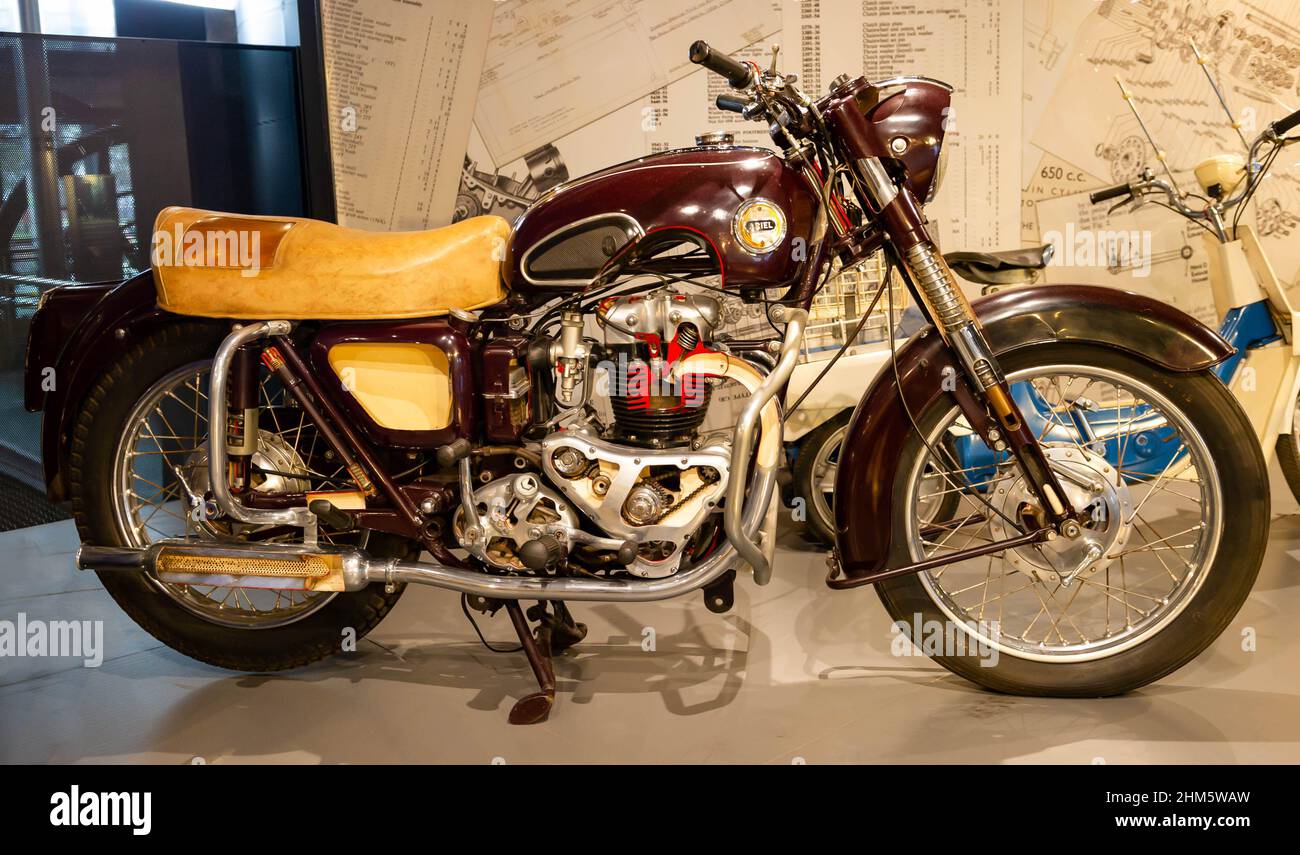 BSA Ariel Huntmaster Motorcycle Stock Photo - Alamy